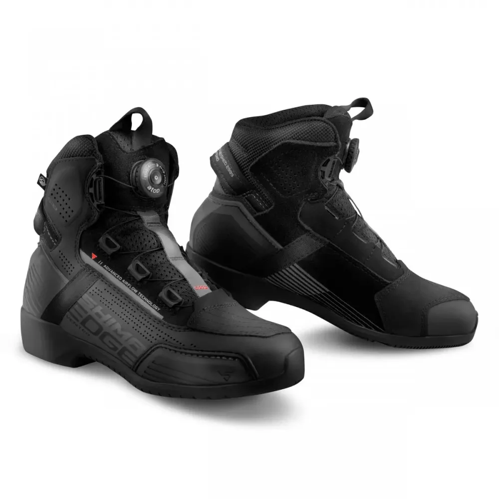SHIMA EDGE VENTED Női motoros cipő | Black - StunterStore Mo